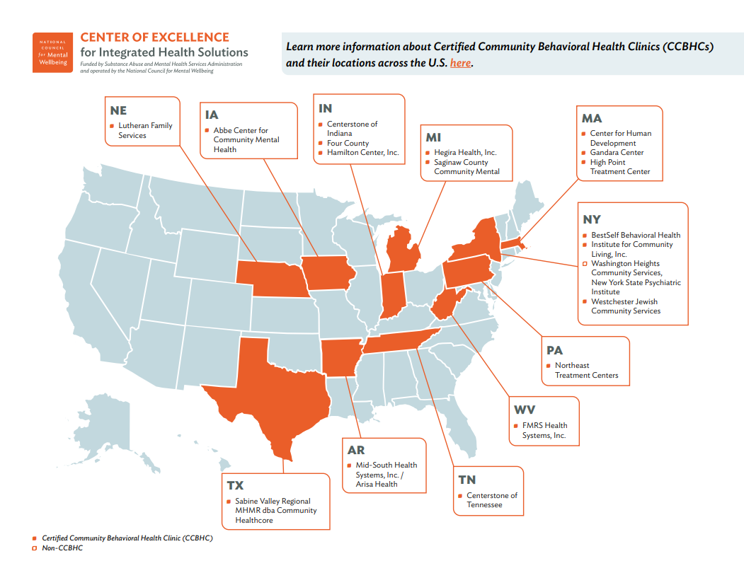 Integrating General Health with Mental Health, SUD Treatment
