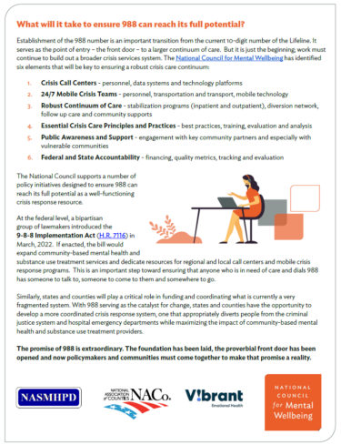 988 Implementation and Future Priorities